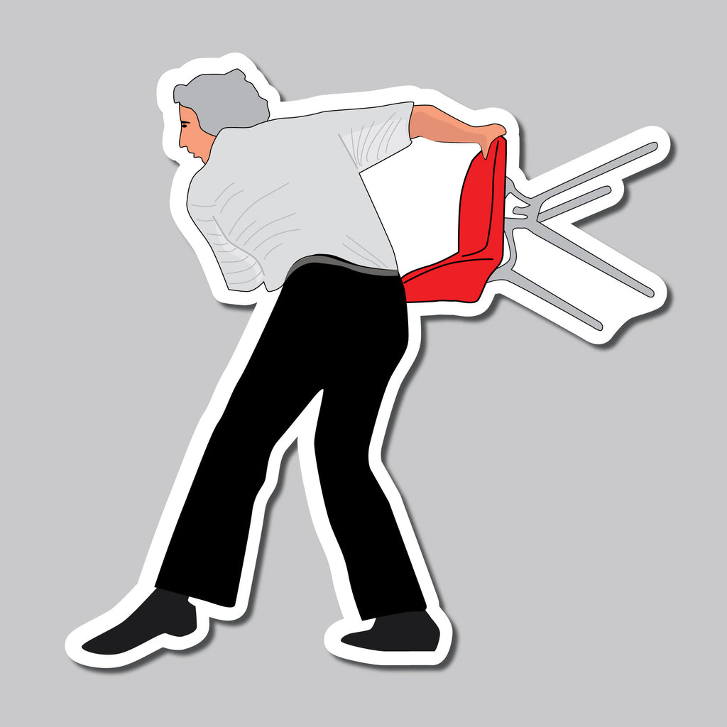 Bob Knight Throwing Chair Sticker, Bobby Knight, Decal - 0719 ...