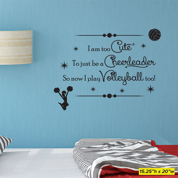 I Am Too Cute To Just Be A Cheerleader So Now I Play Volleyball, 0087 ...