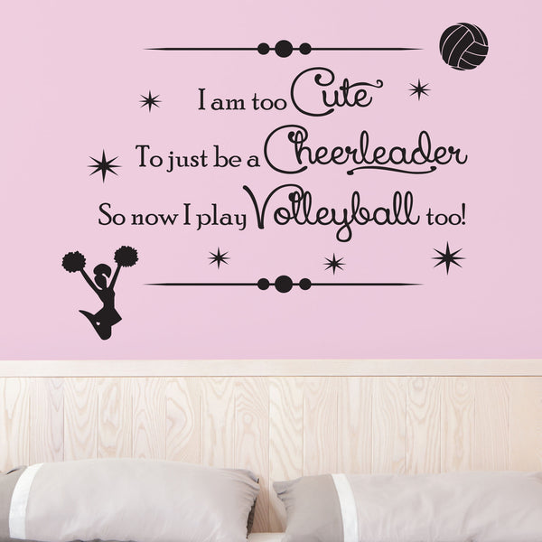 I Am Too Cute To Just Be A Cheerleader So Now I Play Volleyball, 0087 ...